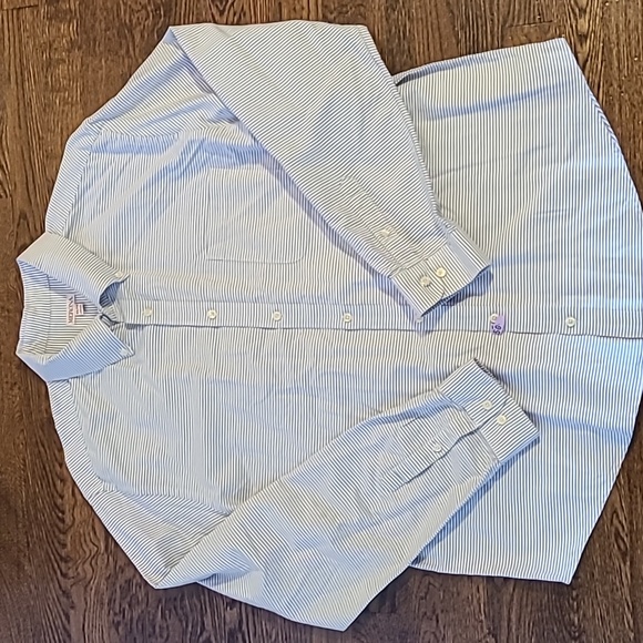 Merona | Shirts | Mens Xxl Merona Button Down Dress Shirt White And ...